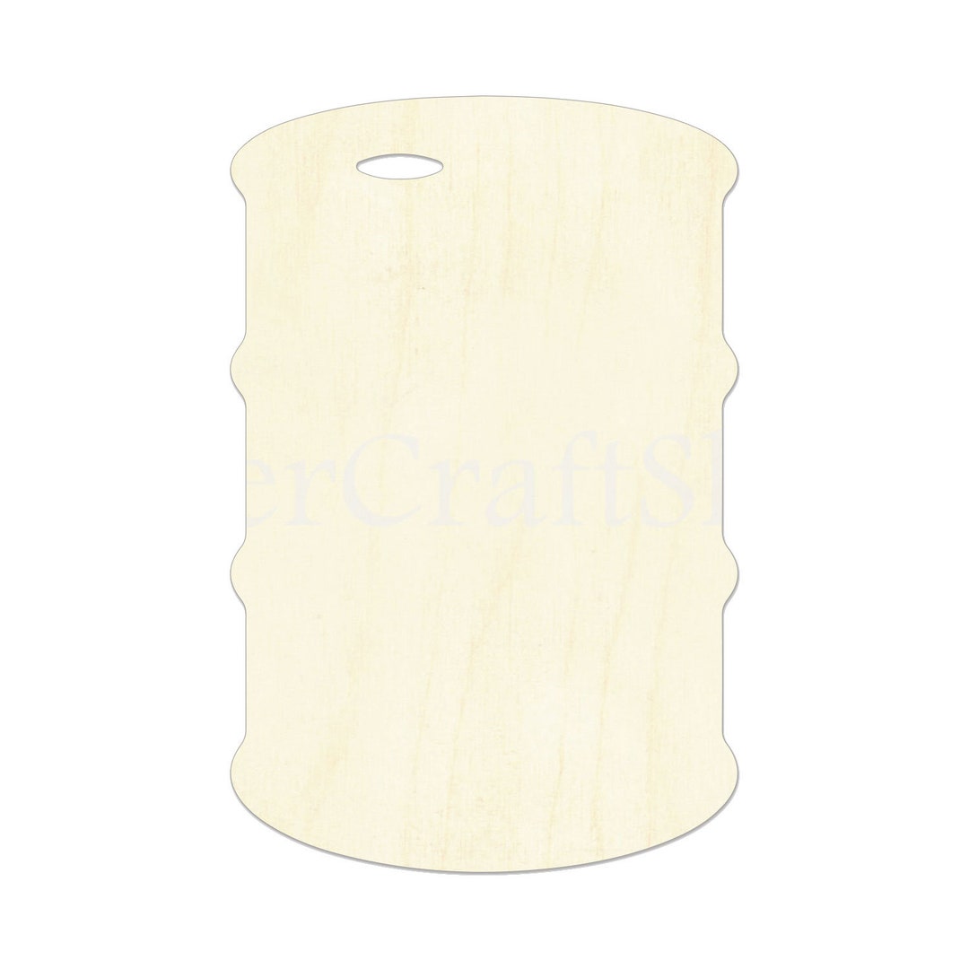 2" - 34" Barrel Wooden Cutout Shape, Silhouette, Gift Tags Ornaments ...
