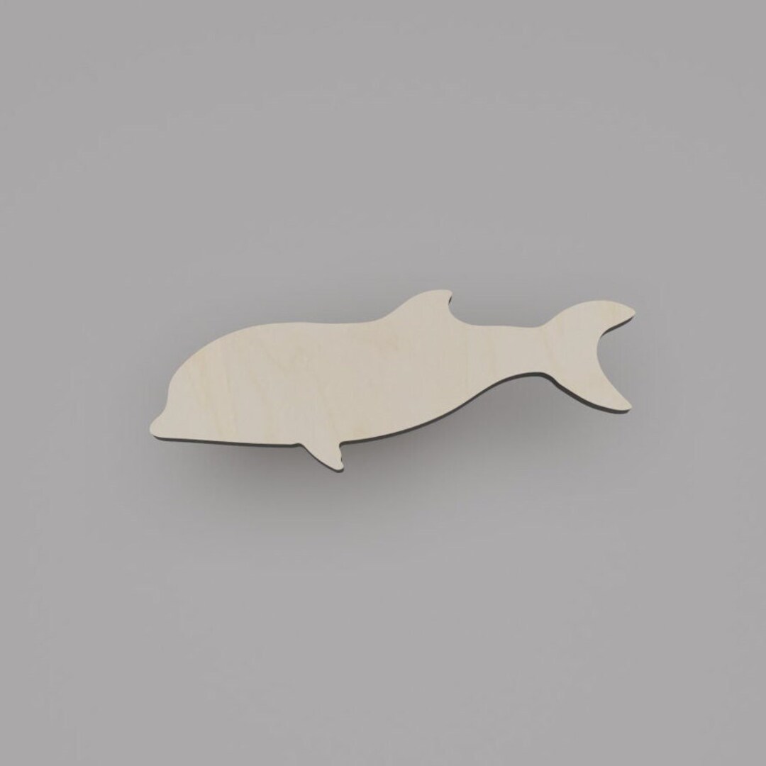 2" - 34" Beluga Whale Wooden Cutout Shape, Silhouette, Gift Tags ...