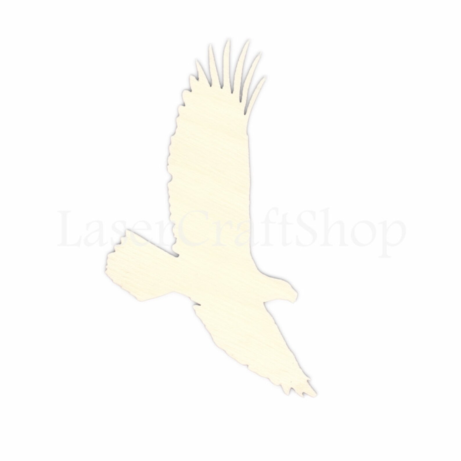 2" - 34" Eagle Wooden Cutout Shape, Silhouette, Gift Tags Ornaments ...