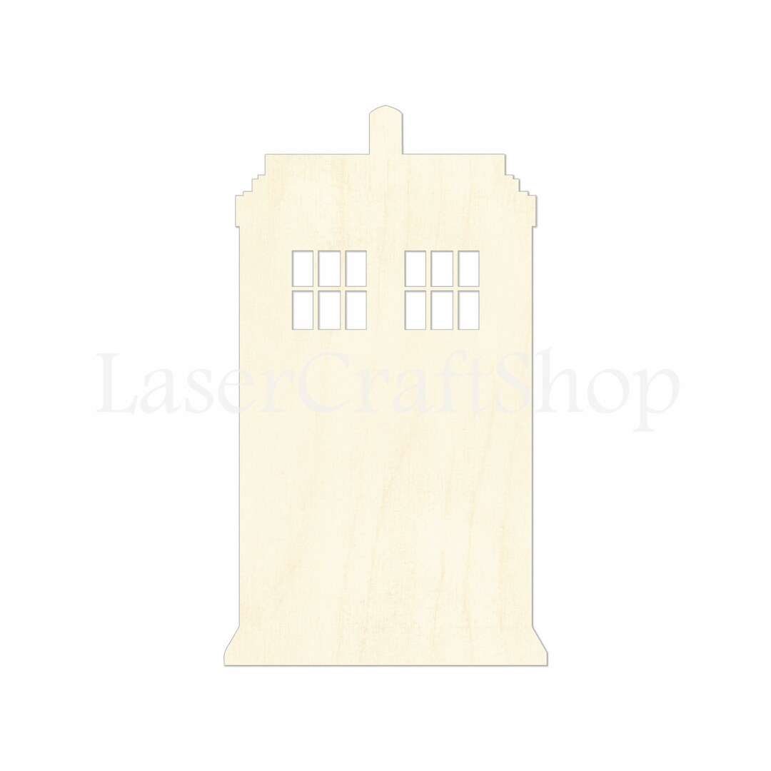 2" - 34" Telephone Box Wooden Cutout Shape, Silhouette, Gift Tags ...