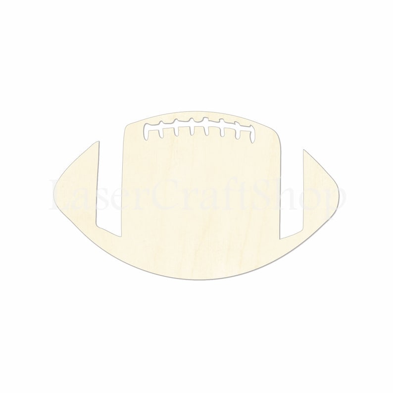 2 34 Football Ball Wooden Cutout Shape - Etsy