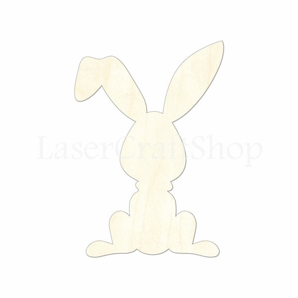 Wooden Bunny Silhouette - Etsy