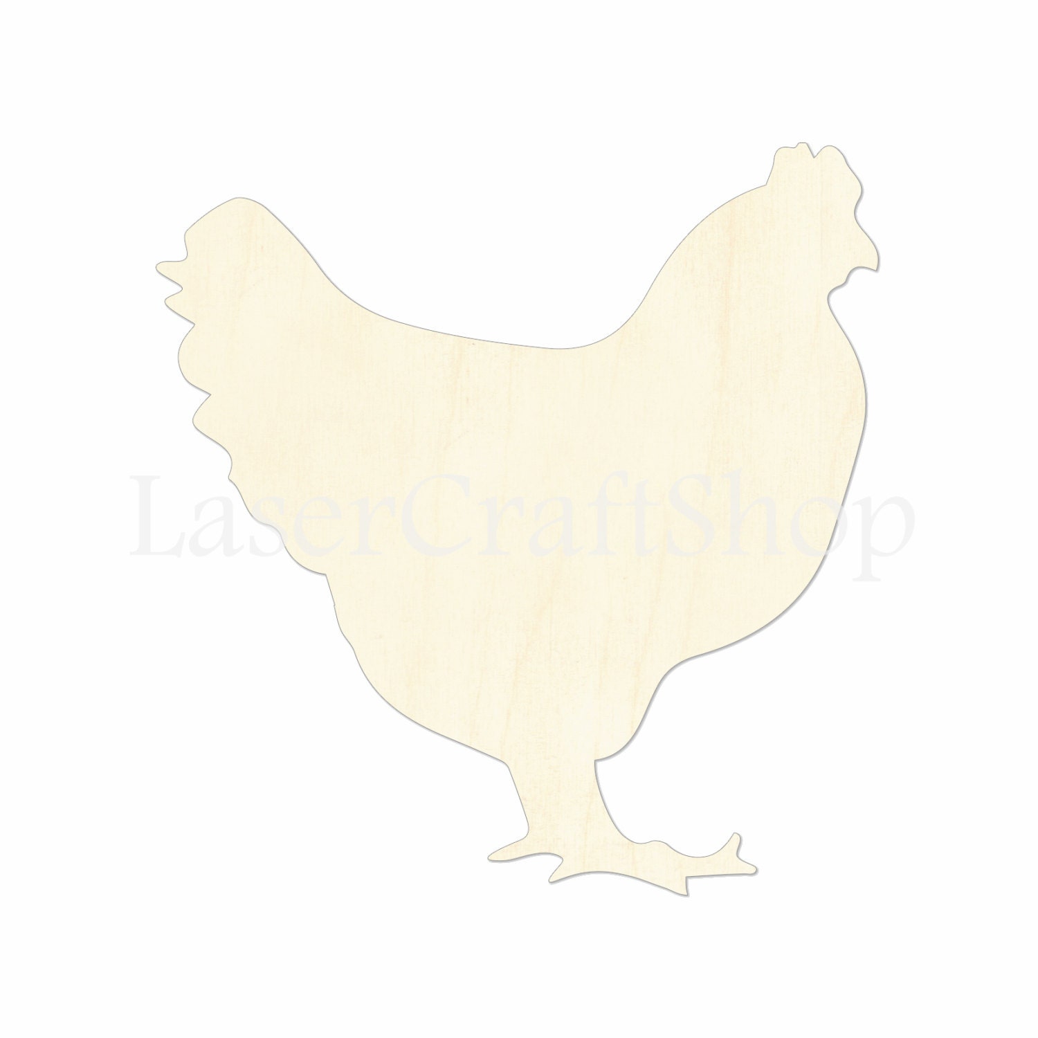 2 34 Chicken Wooden Cutout Shape Silhouette - Etsy