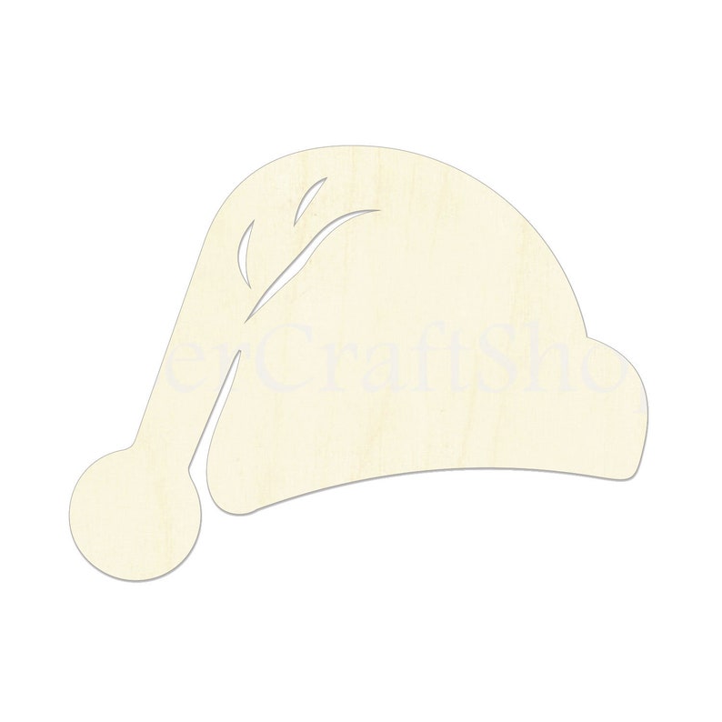 2 34 Santa's Hat Wooden Cutout Shape - Etsy
