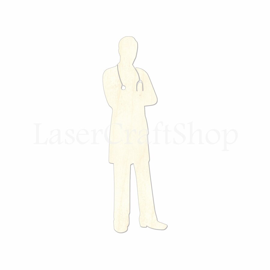2 34 Doctor Nurse Wooden Cutout Shape - Etsy