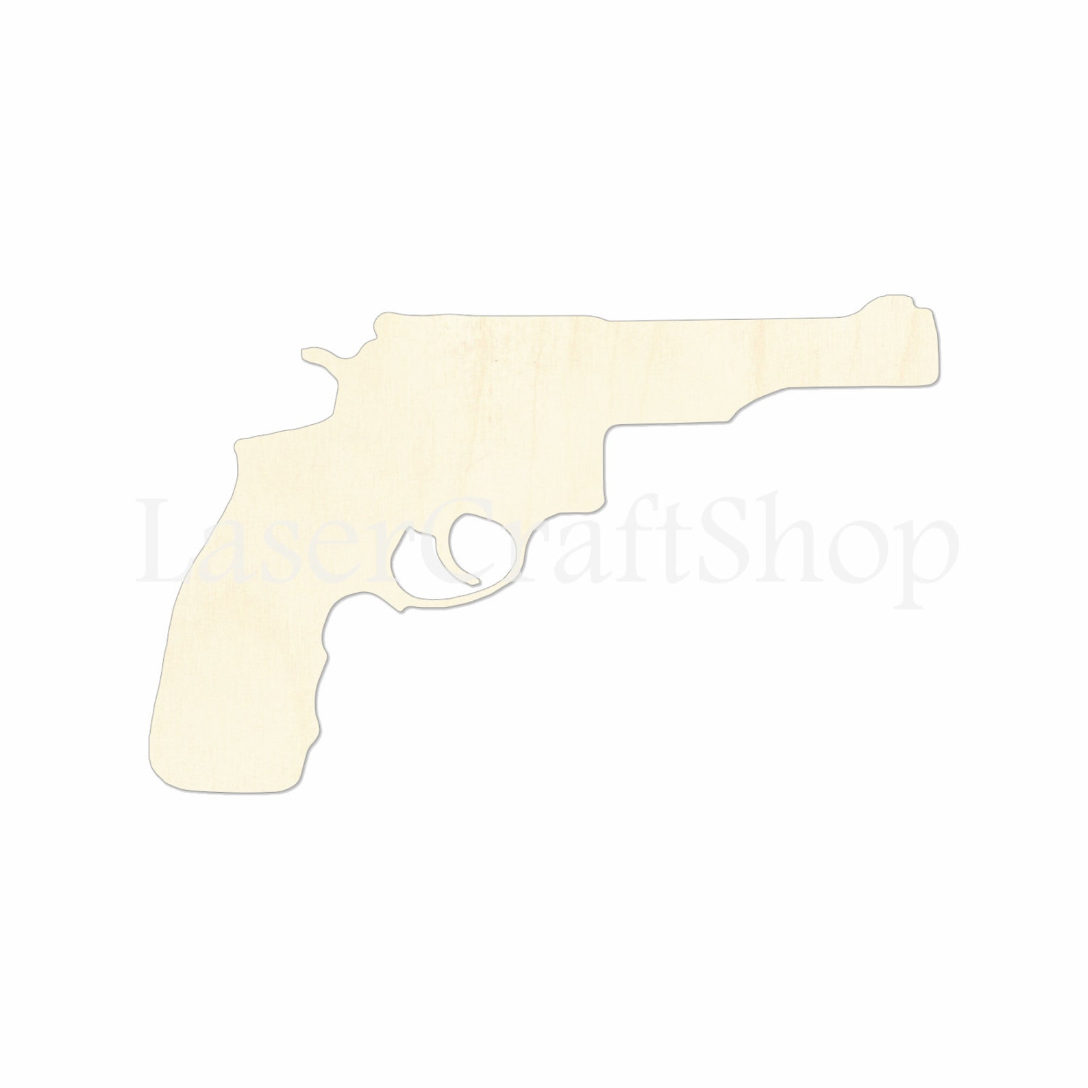 2 34 Revolver Gun Wooden Cutout Shape | Etsy