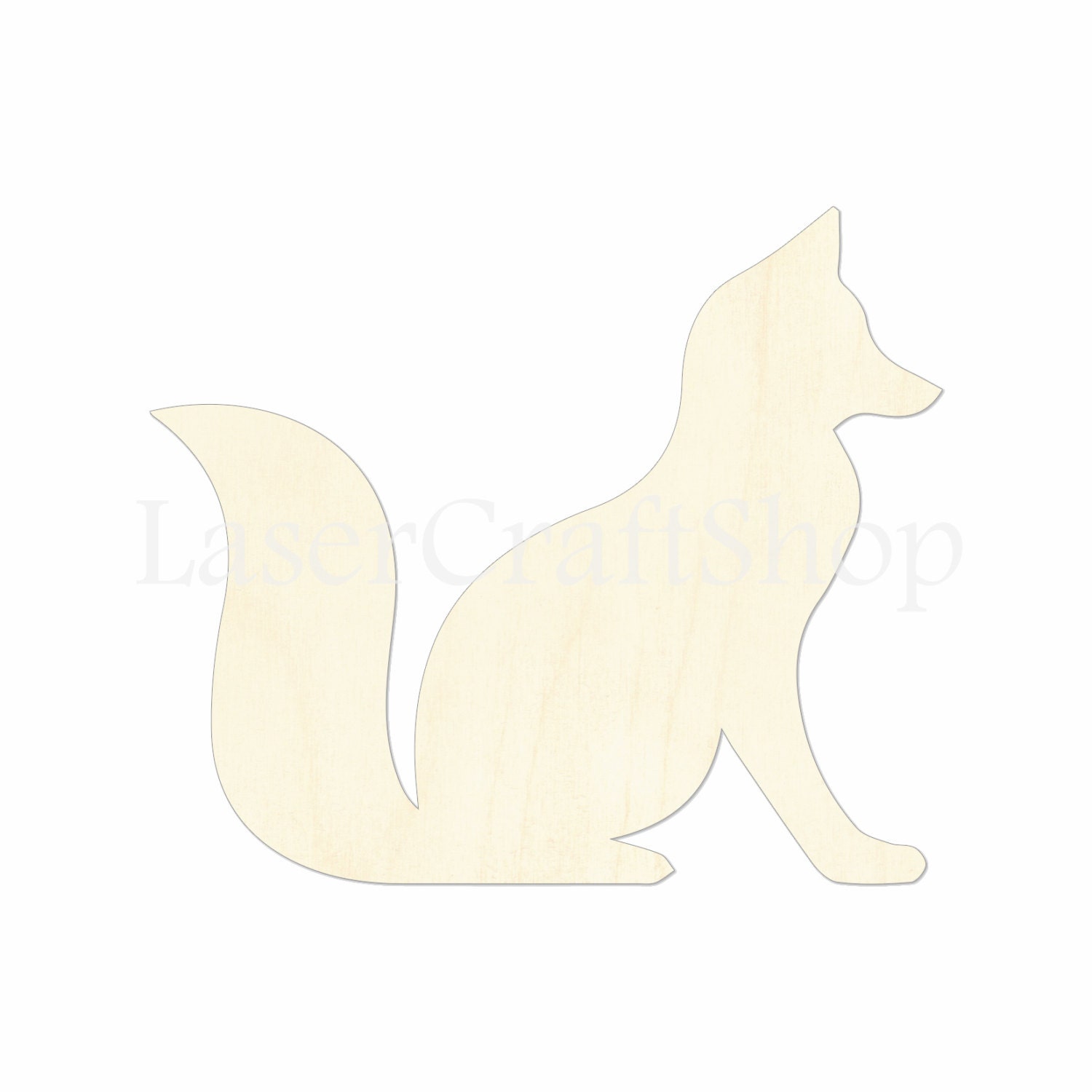 2 34 Fox Wooden Cutout Shape Silhouette Gift - Etsy