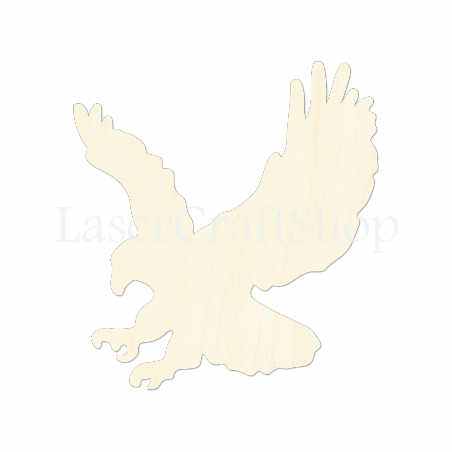 2" - 34" Eagle Wooden Cutout Shape, Silhouette, Gift Tags Ornaments ...
