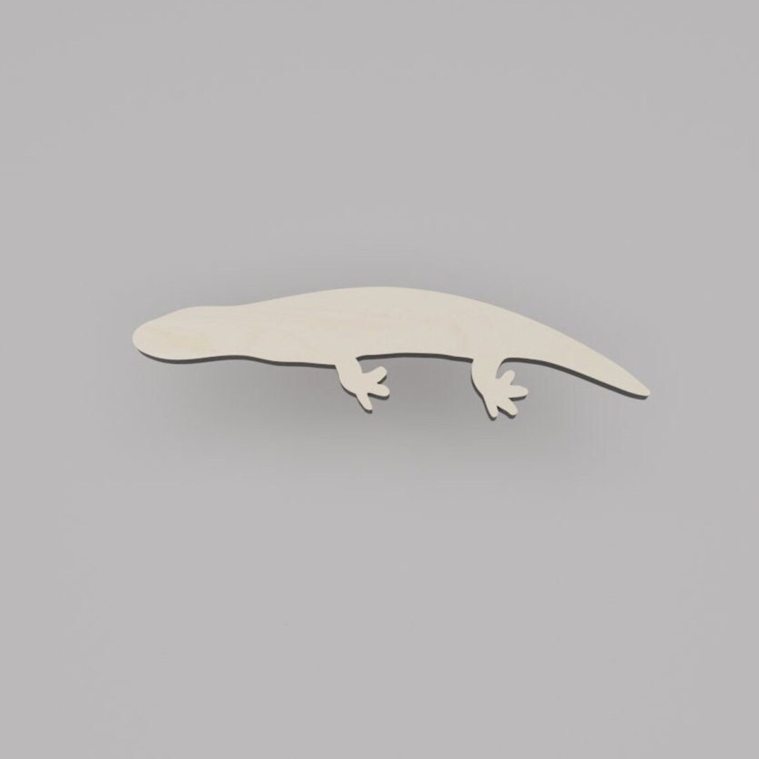 2" - 34" Lizard Wooden Cutout Shape, Silhouette, Gift Tags Ornaments ...