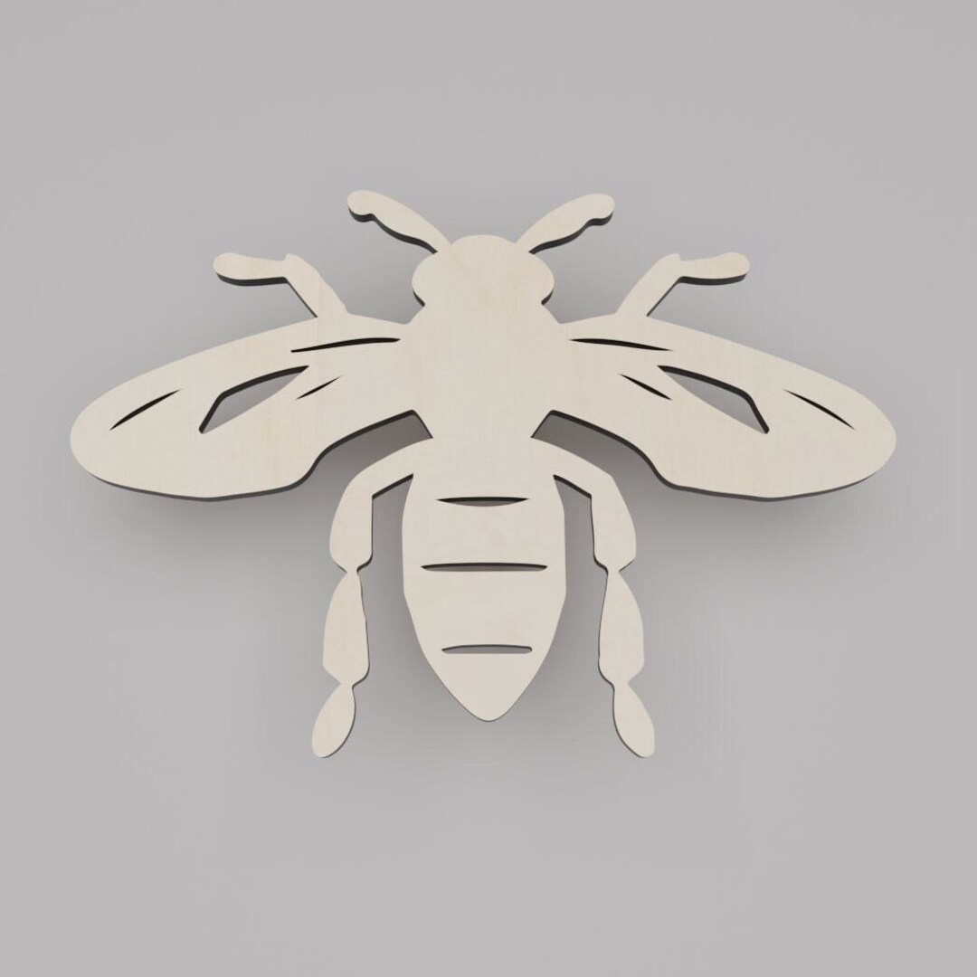 2" - 34" Wasp Wooden Cutout Shape, Silhouette, Gift Tags Ornaments ...