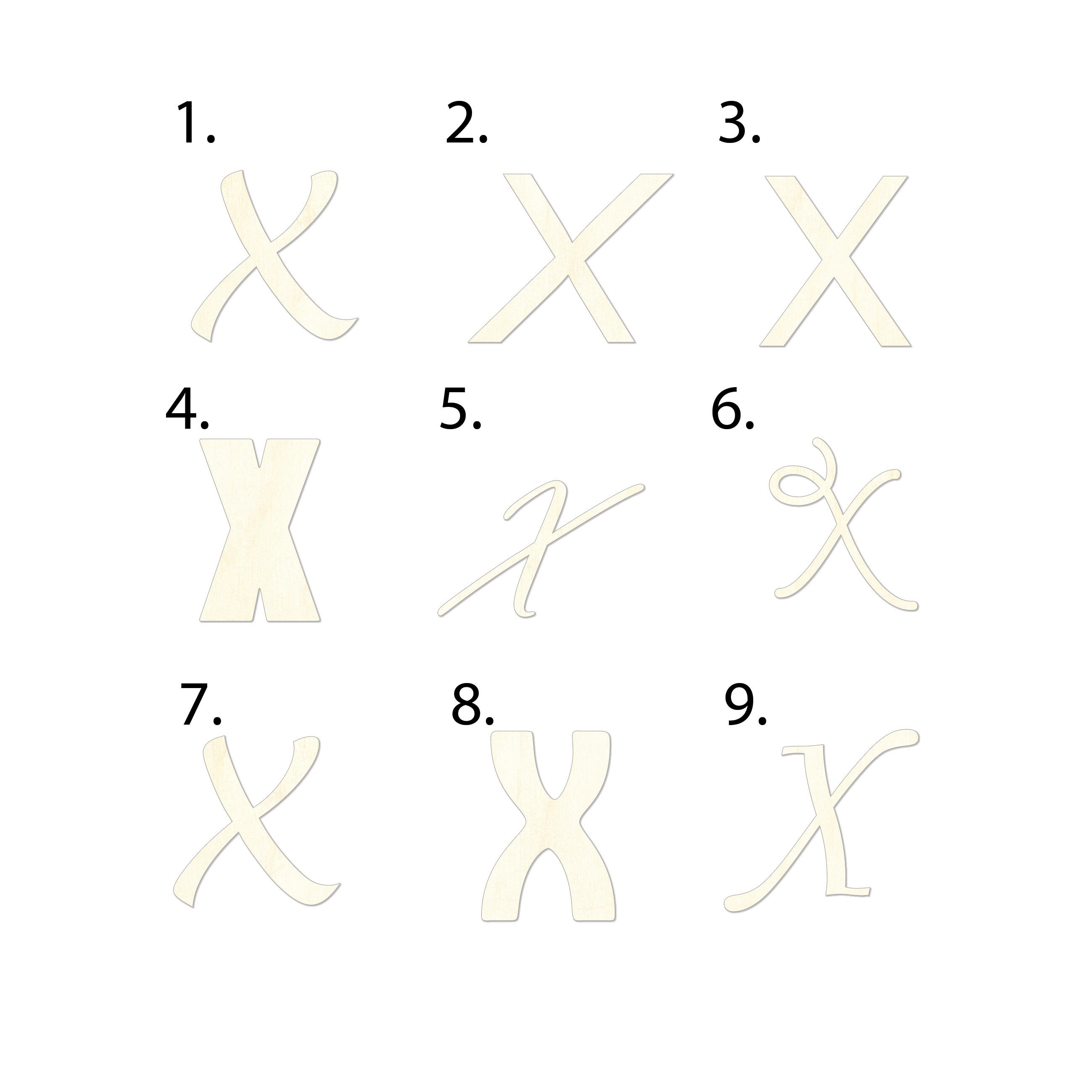 Decorative Letter X