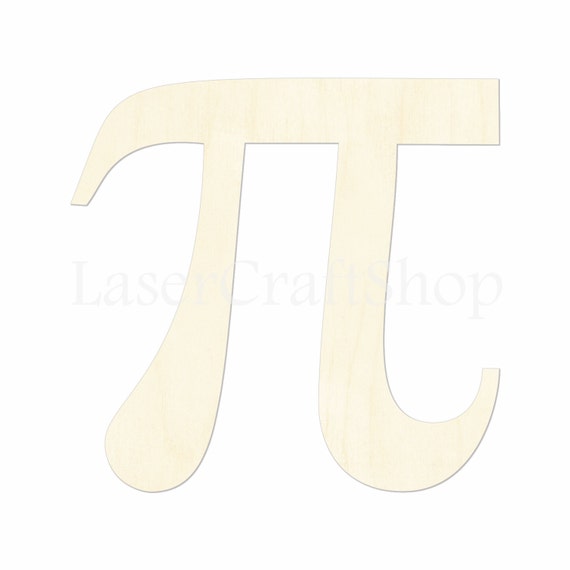 2 34 Pi Number Wooden Cutout Shape Silhouette | Etsy