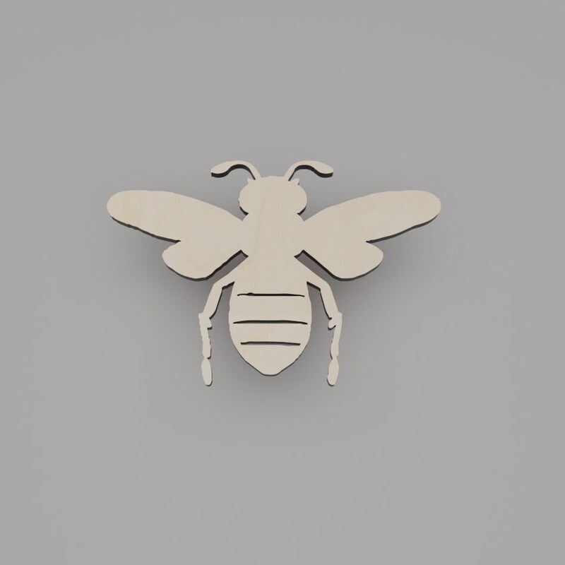 Bee Wood Cutout - Etsy