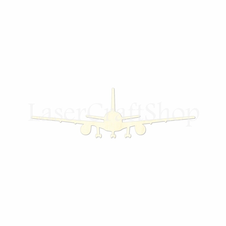 2" - 34" Jet Airplane Wooden Cutout Shape, Silhouette, Gift Tags ...
