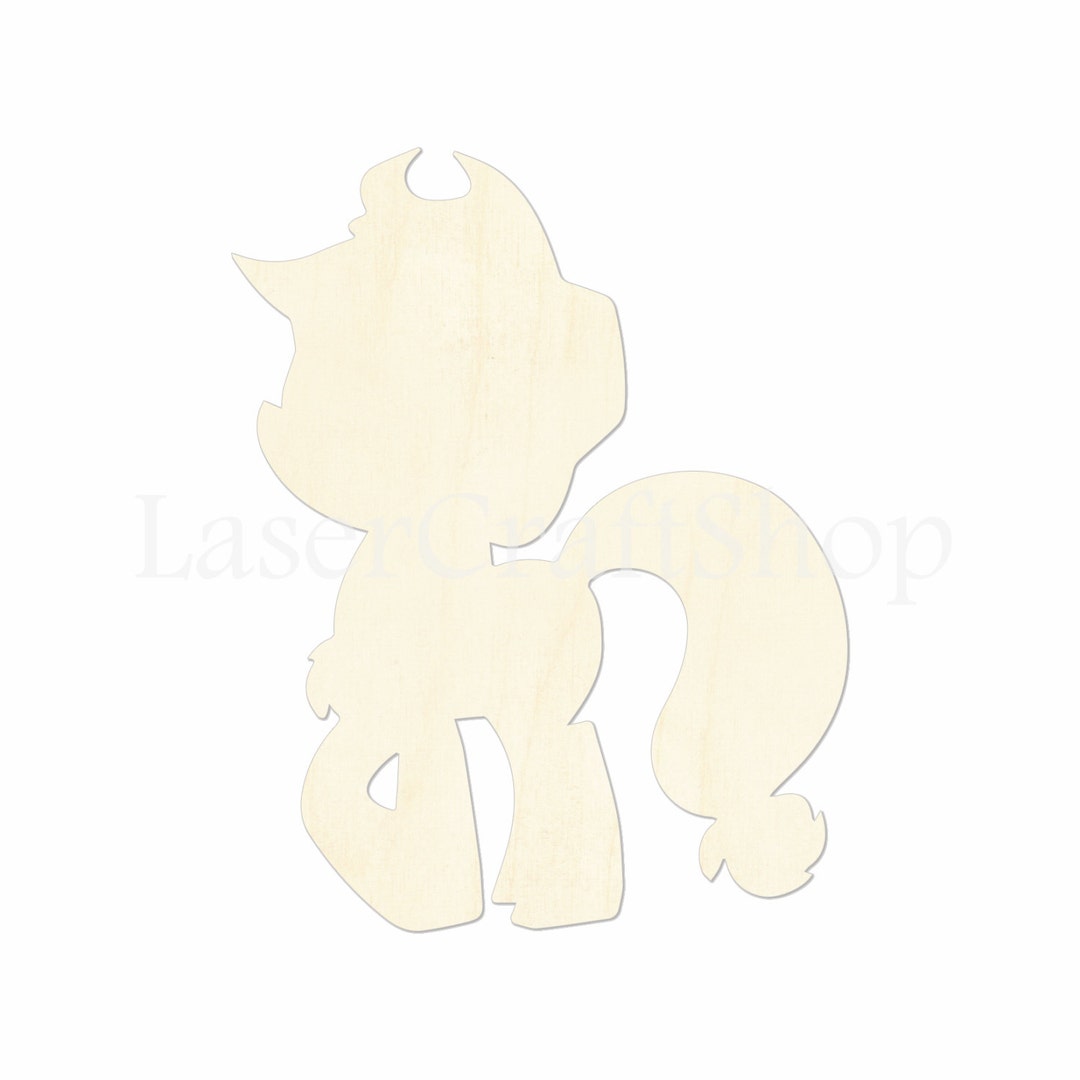 2" - 34" Pony Wooden Cutout Shape, Silhouette, Gift Tags Ornaments ...