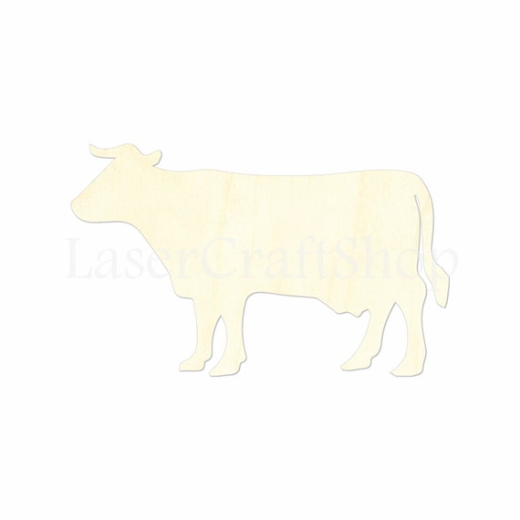 2 34 Farm Animal Cow Wooden Cutout Shape | Etsy