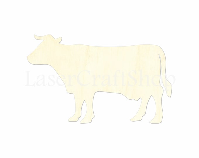 2 34 Farm Animal Cow Head Wooden Cutout Shape - Etsy