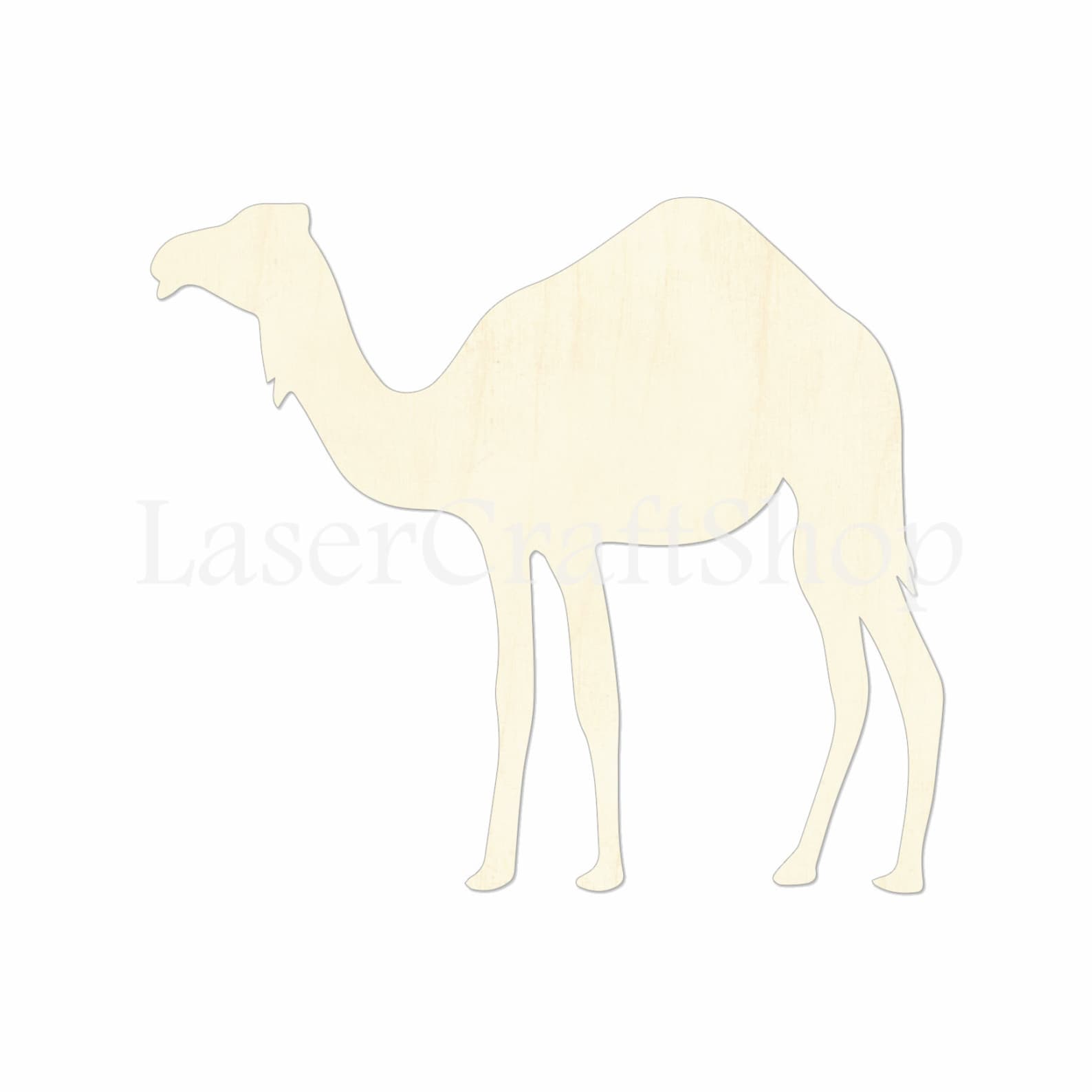 2" - 34" Camel Wooden Cutout Shape, Silhouette, Gift Tags Ornaments ...