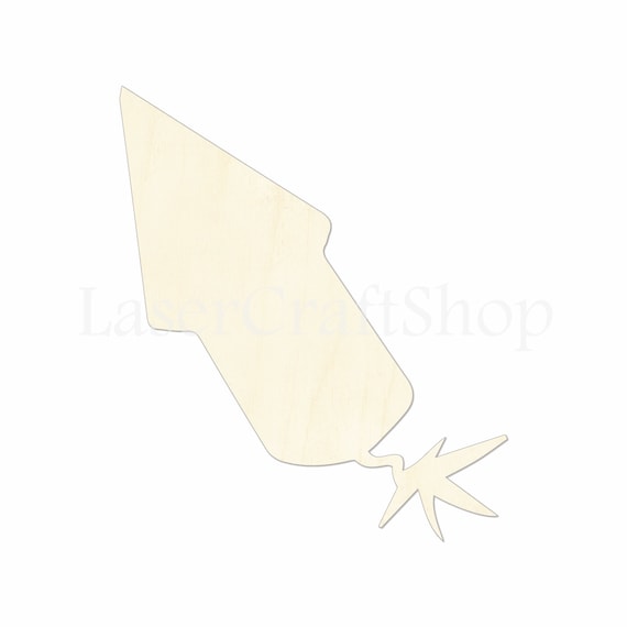 2 34 Firework Rocket Wooden Cutout Shape | Etsy