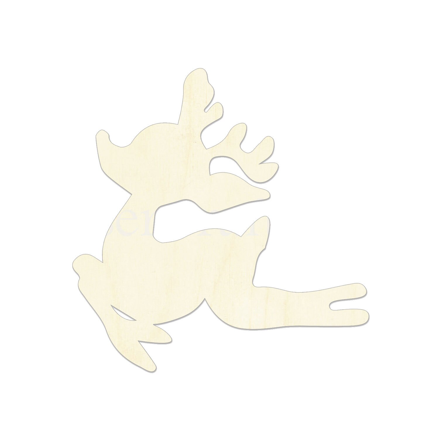 2 34 Deer Wooden Cutout Shape Silhouette Gift - Etsy