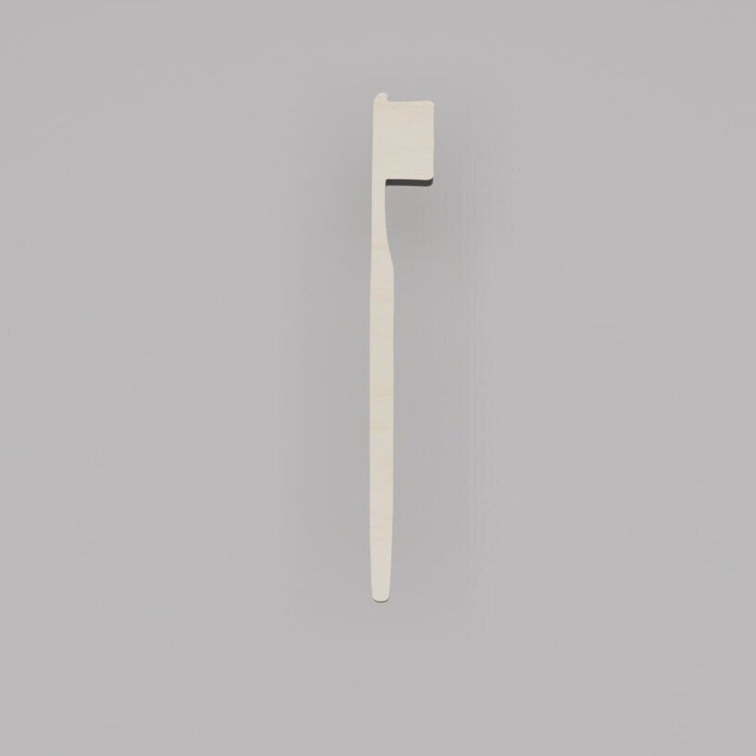 2" - 34" Toothbrush Wooden Cutout Shape, Silhouette, Gift Tags ...