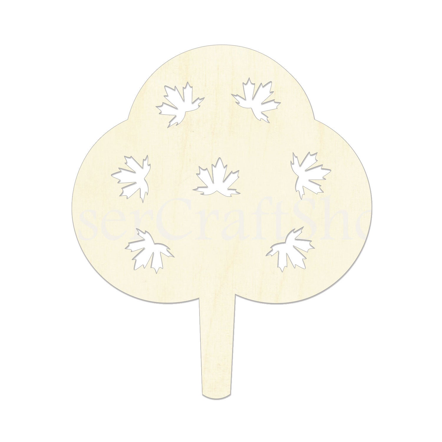 2 34 Maple Tree Wooden Cutout Shape Silhouette - Etsy