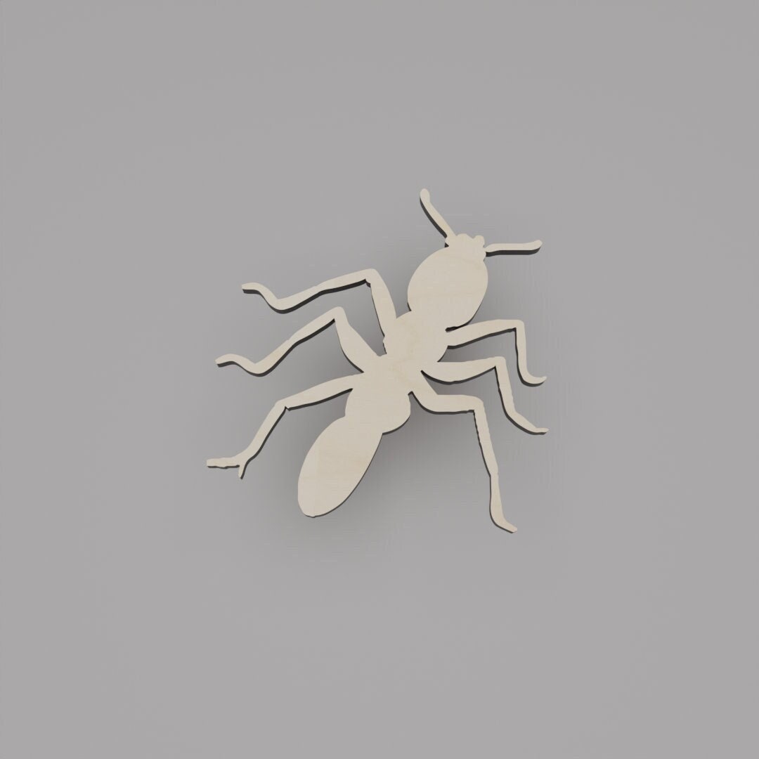 2" - 34" Ant Wooden Cutout Shape, Silhouette, Gift Tags Ornaments ...