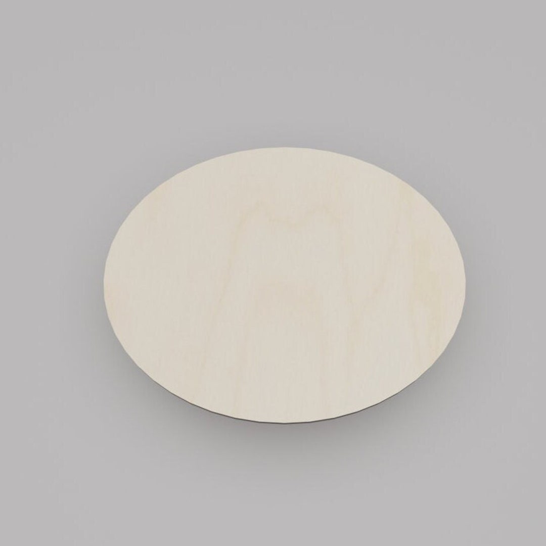 2" - 34" Oval Wooden Cutout Shape, Silhouette, Gift Tags Ornaments ...