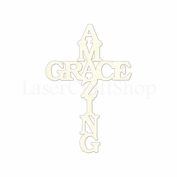 Amazing Grace Cross - Etsy