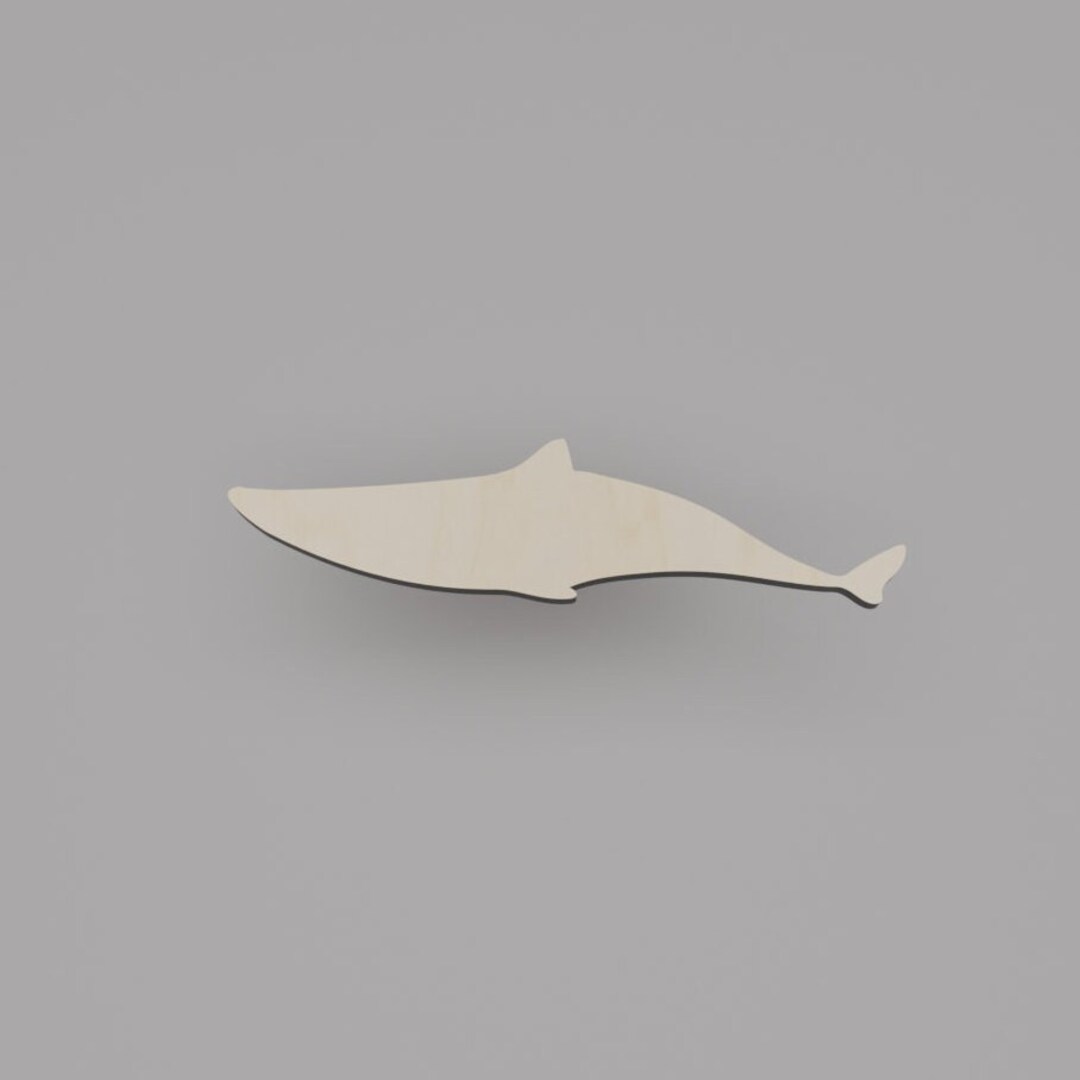 2" - 34" Whale Wooden Cutout Shape, Silhouette, Gift Tags Ornaments ...
