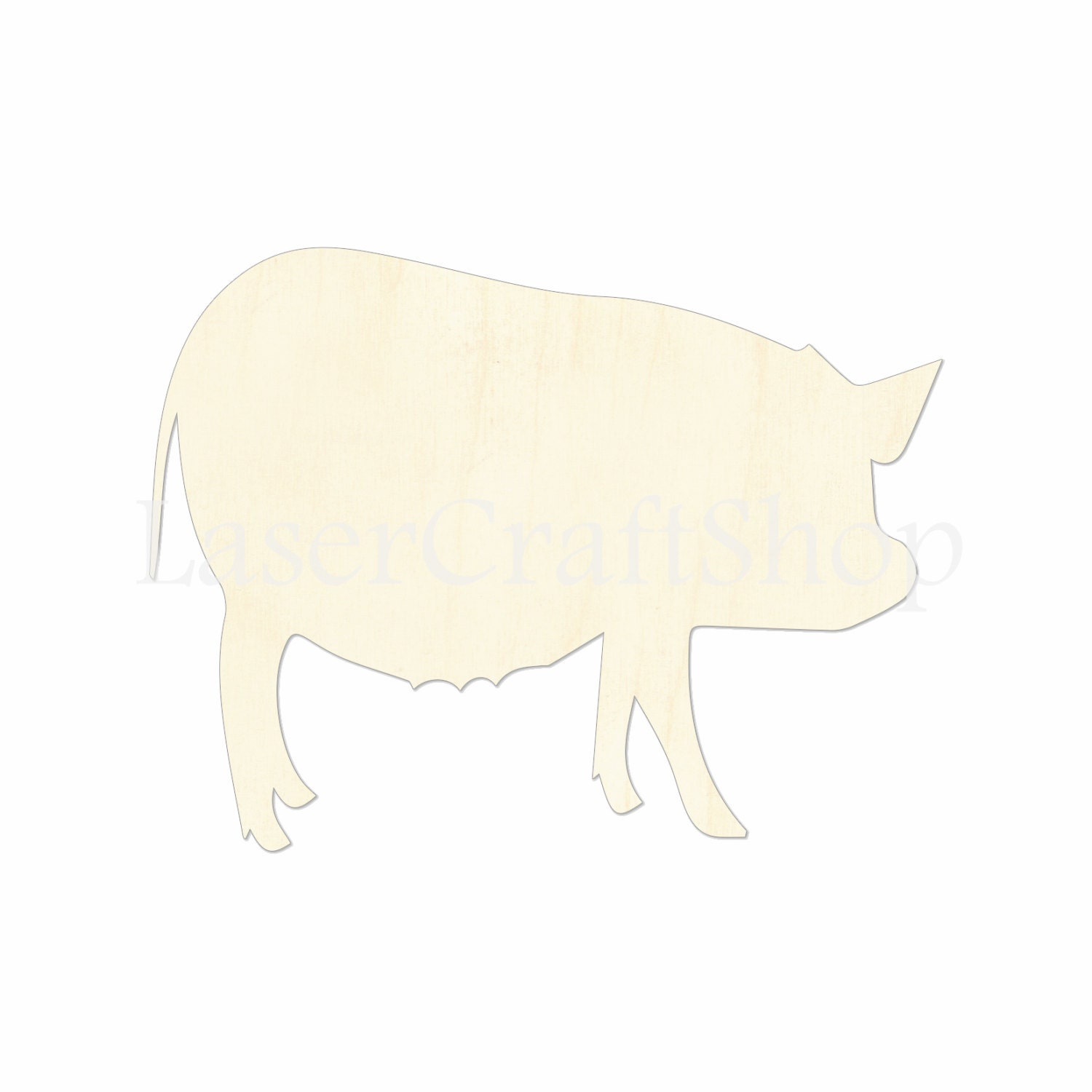 2 34 Pig Wooden Cutout Shape Silhouette Gift - Etsy