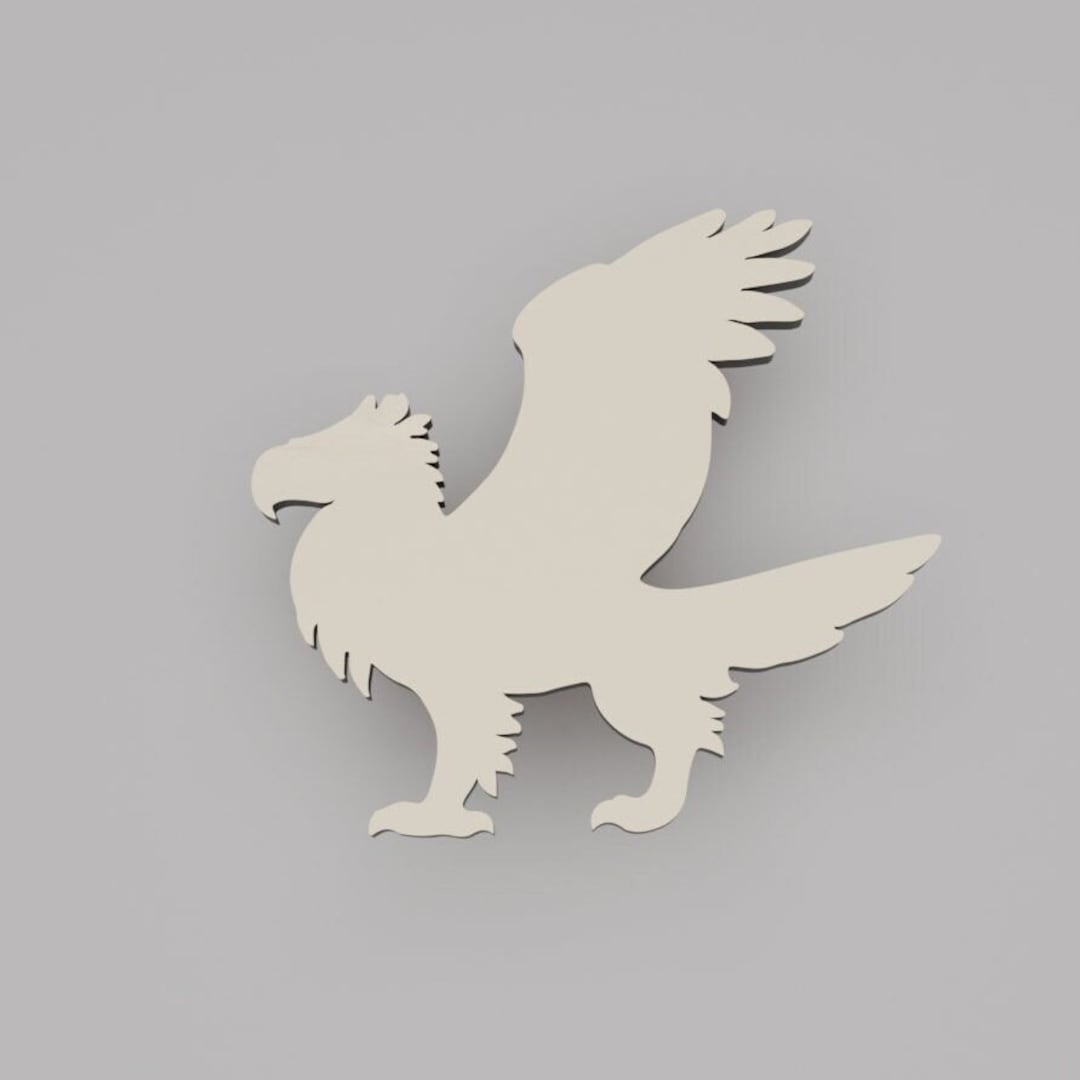 2" - 34" Griffin Wooden Cutout Shape, Silhouette, Gift Tags Ornaments ...