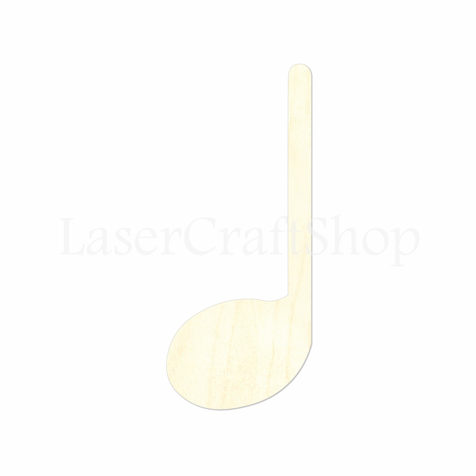 2 34 Music Quarter Note Wooden Cutout Shape | Etsy