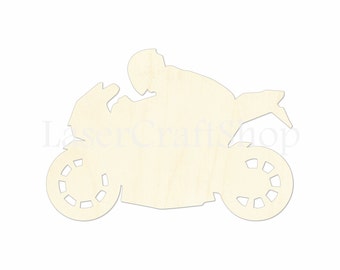 Motorcycle Wooden Cutout - Etsy