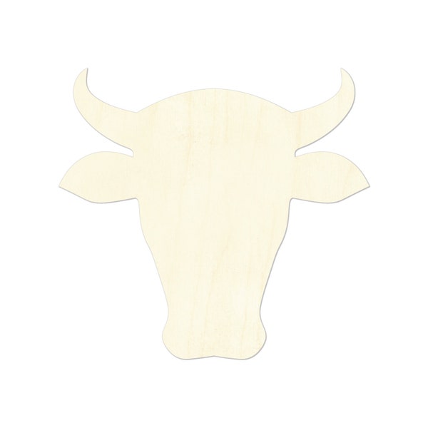 Cow Head Paper Cutout - Etsy