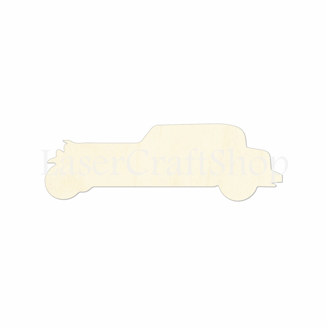 2" - 34" Old Car Wooden Cutout Shape, Silhouette, Gift Tags Ornaments ...