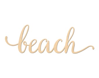 Hello Script Word Wood Sign, Wooden Words, Sign Art, Rustic Cursive ...