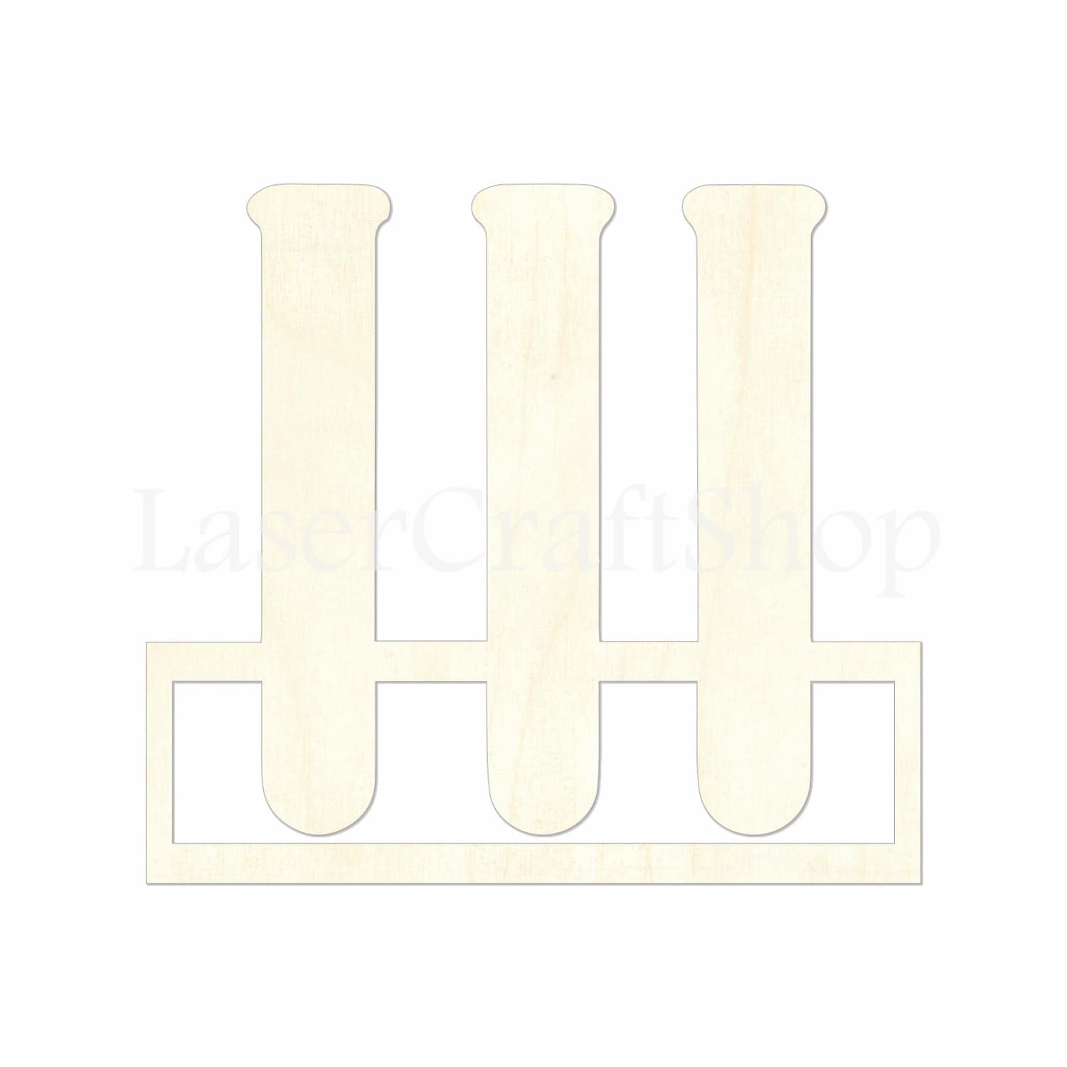 2 34 Science Test Tubes Wooden Cutout Shape - Etsy