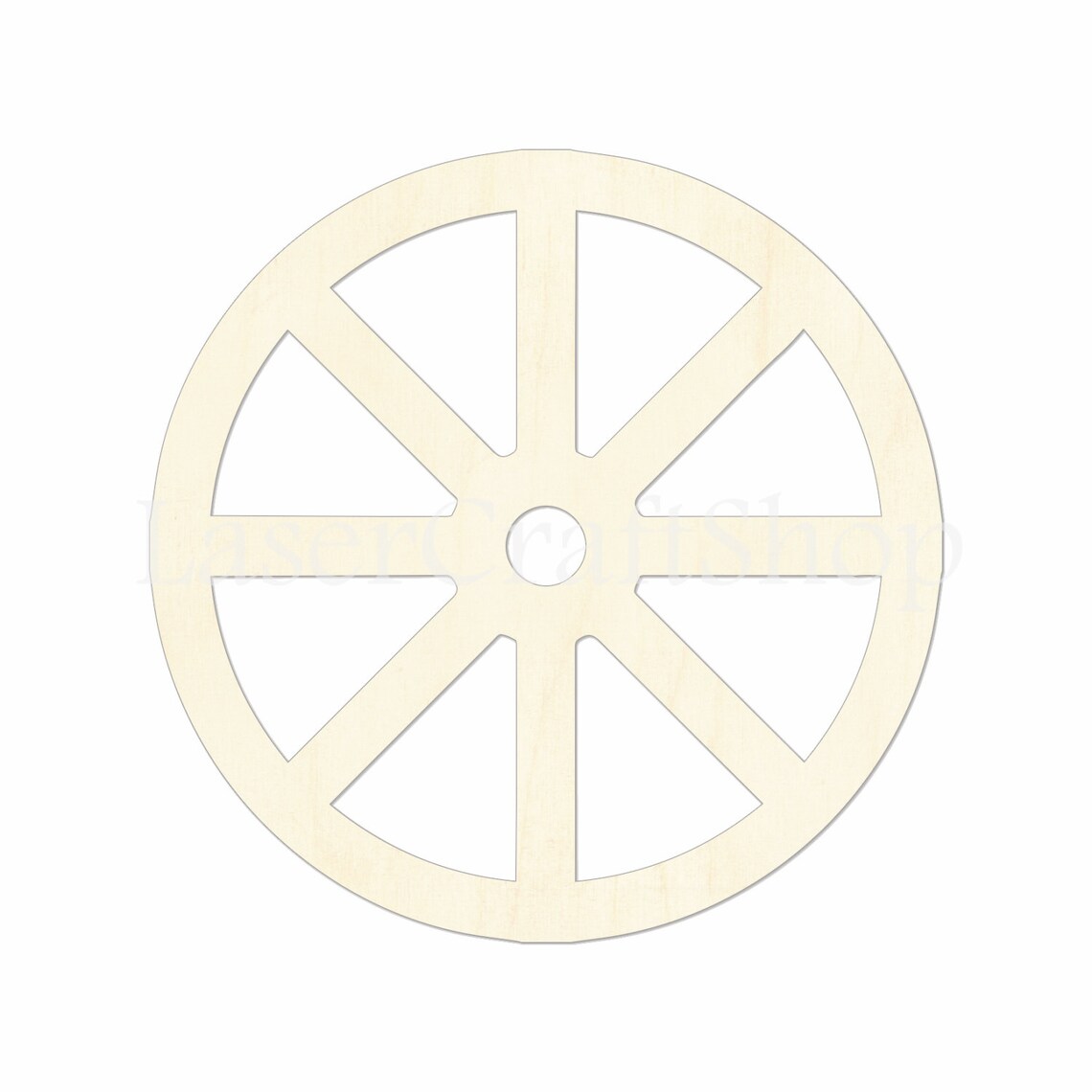 2" - 34" Wagon Wheel Wooden Cutout Shape, Silhouette, Gift Tags ...