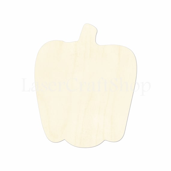 2 34 Bell Pepper Wooden Cutout Shape | Etsy