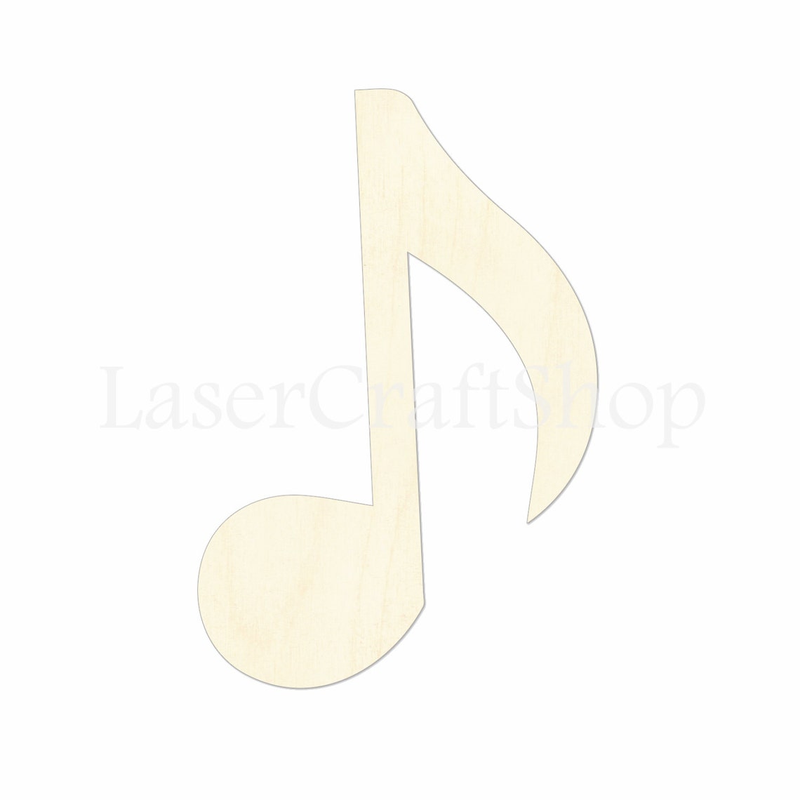 2 34 Eighth Note Cutout Shape Silhouette Gift | Etsy