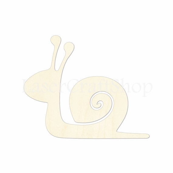 2 34 Snail Wooden Cutout Shape Silhouette Gift - Etsy