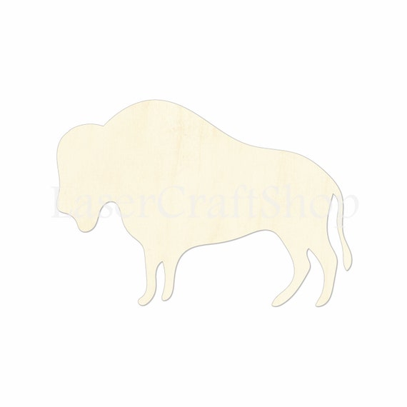 2 34 Buffalo Wooden Cutout Shape Silhouette | Etsy