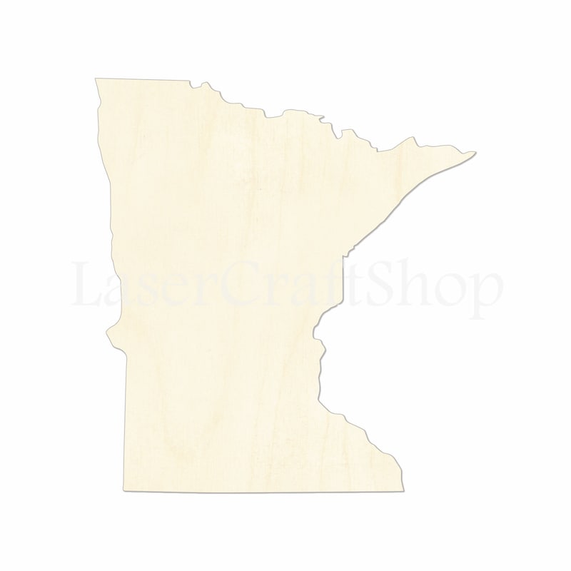 Mn State Silhouette - Etsy
