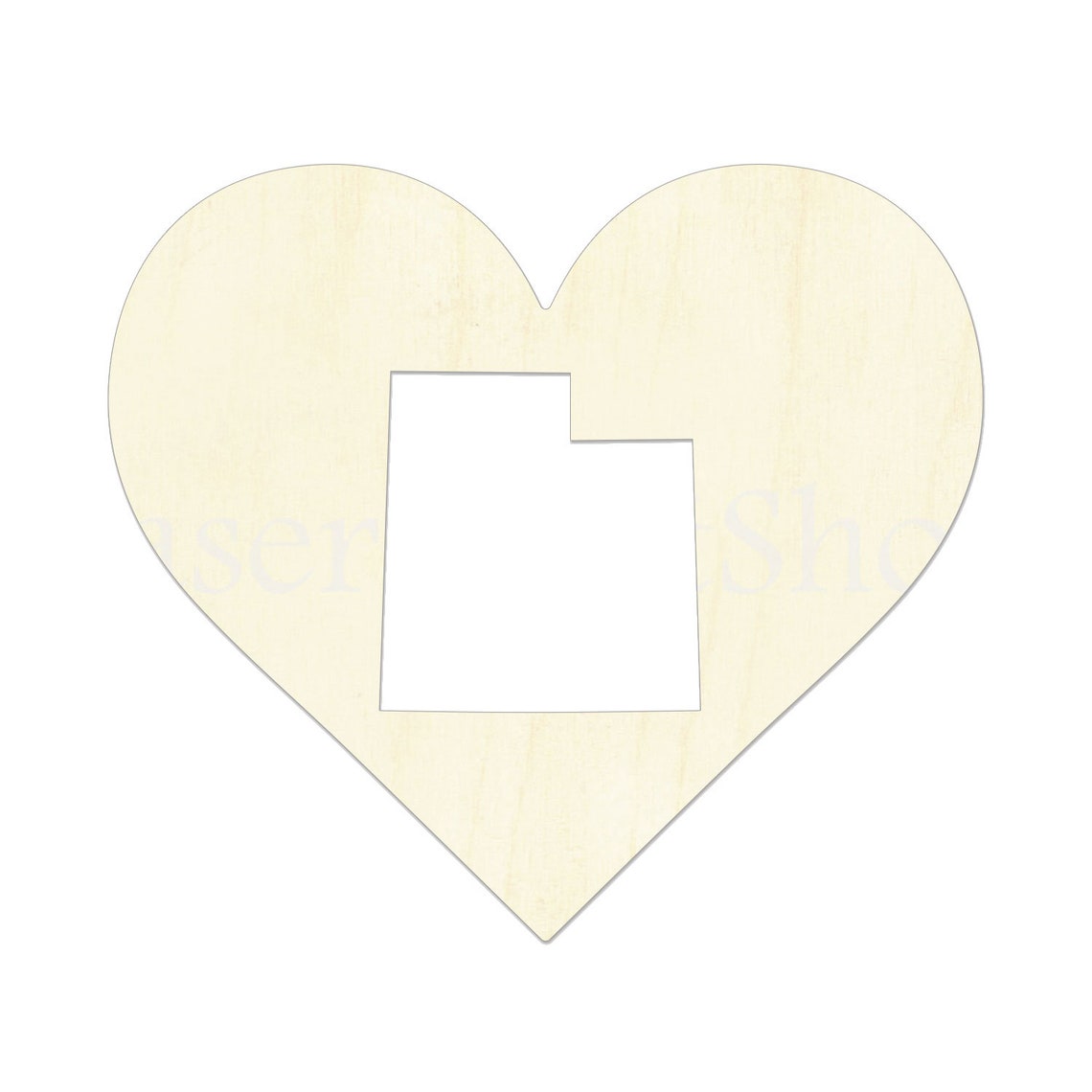 2 34 Utah UT Wooden Cutout Shape Silhouette - Etsy