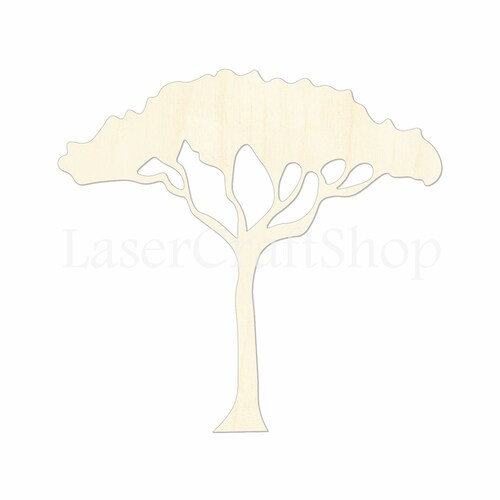 2 34 Safari Tree Wooden Cutout Shape - Etsy