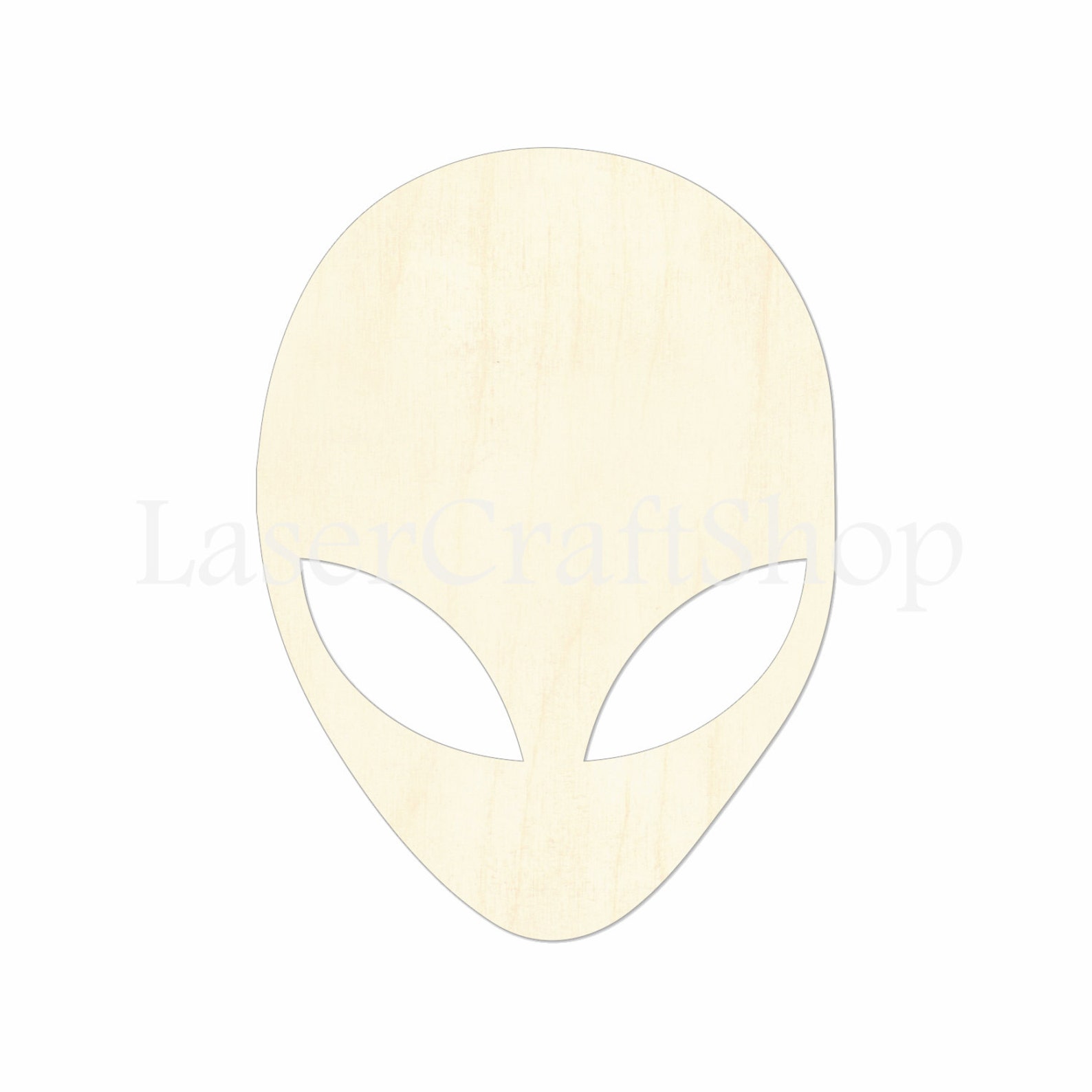 2 34 Alien Head Wooden Cutout Shape Silhouette - Etsy