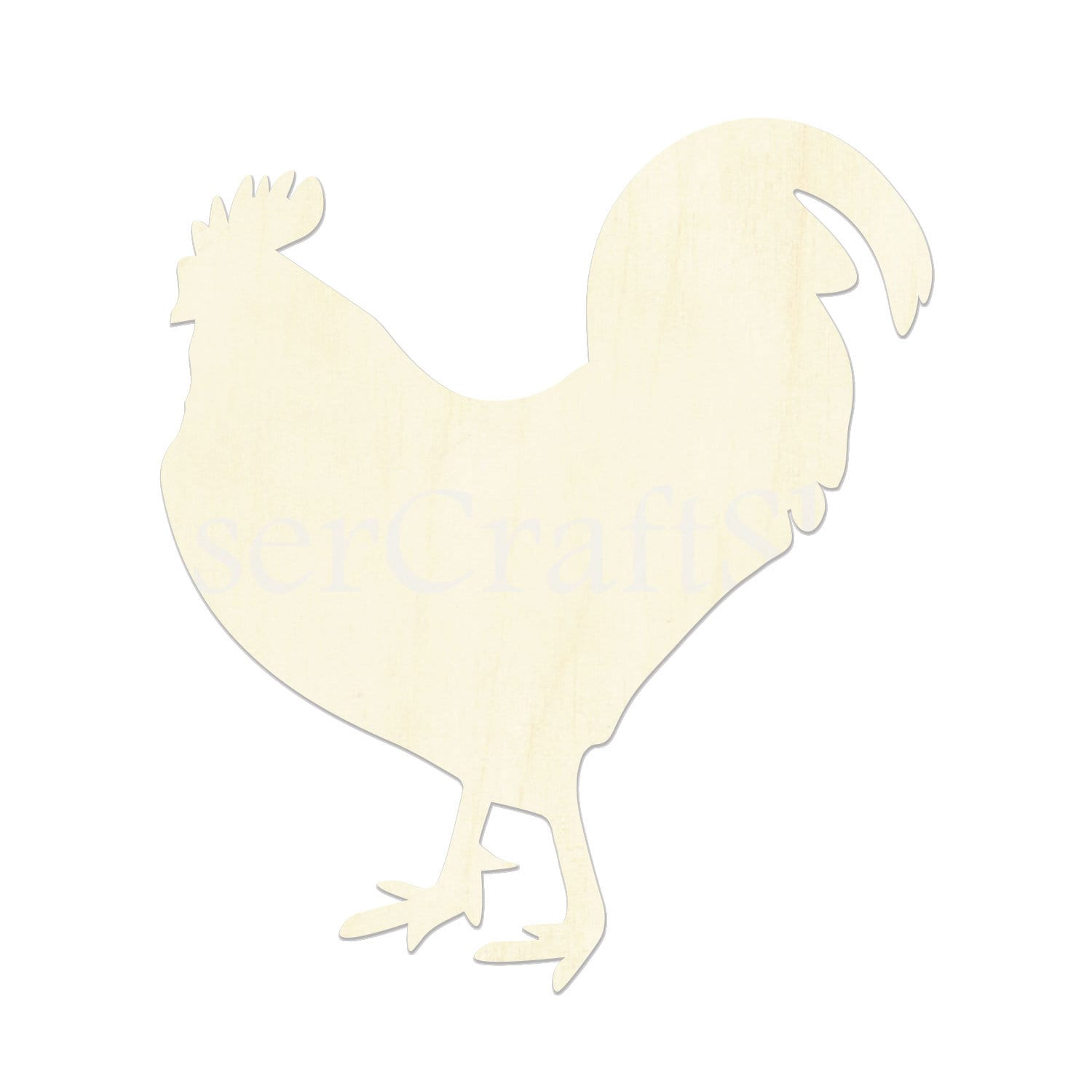2 34 Rooster Wooden Cutout Shape Silhouette | Etsy