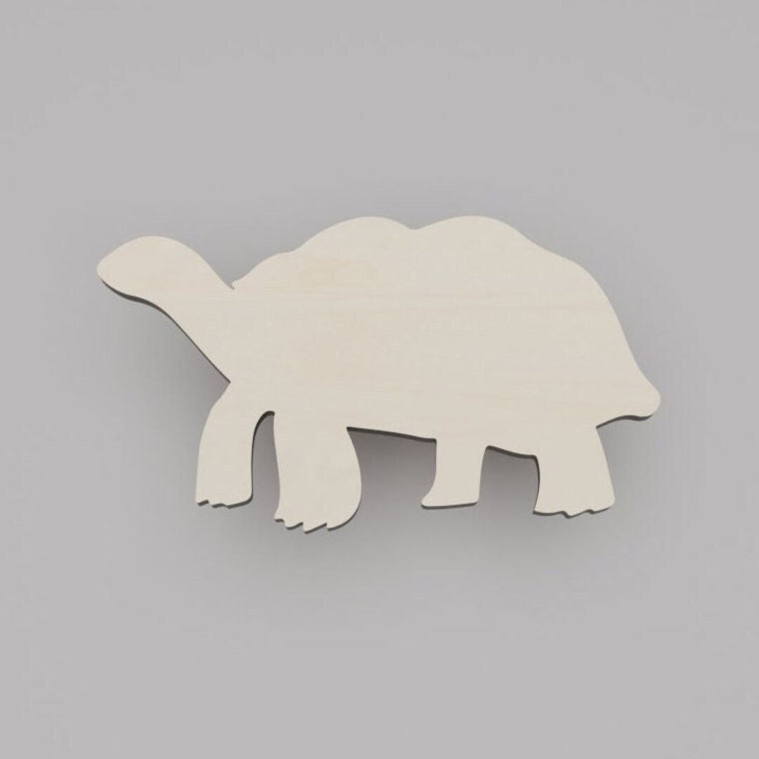 2" - 34" Tortoise Wooden Cutout Shape, Silhouette, Gift Tags Ornaments ...