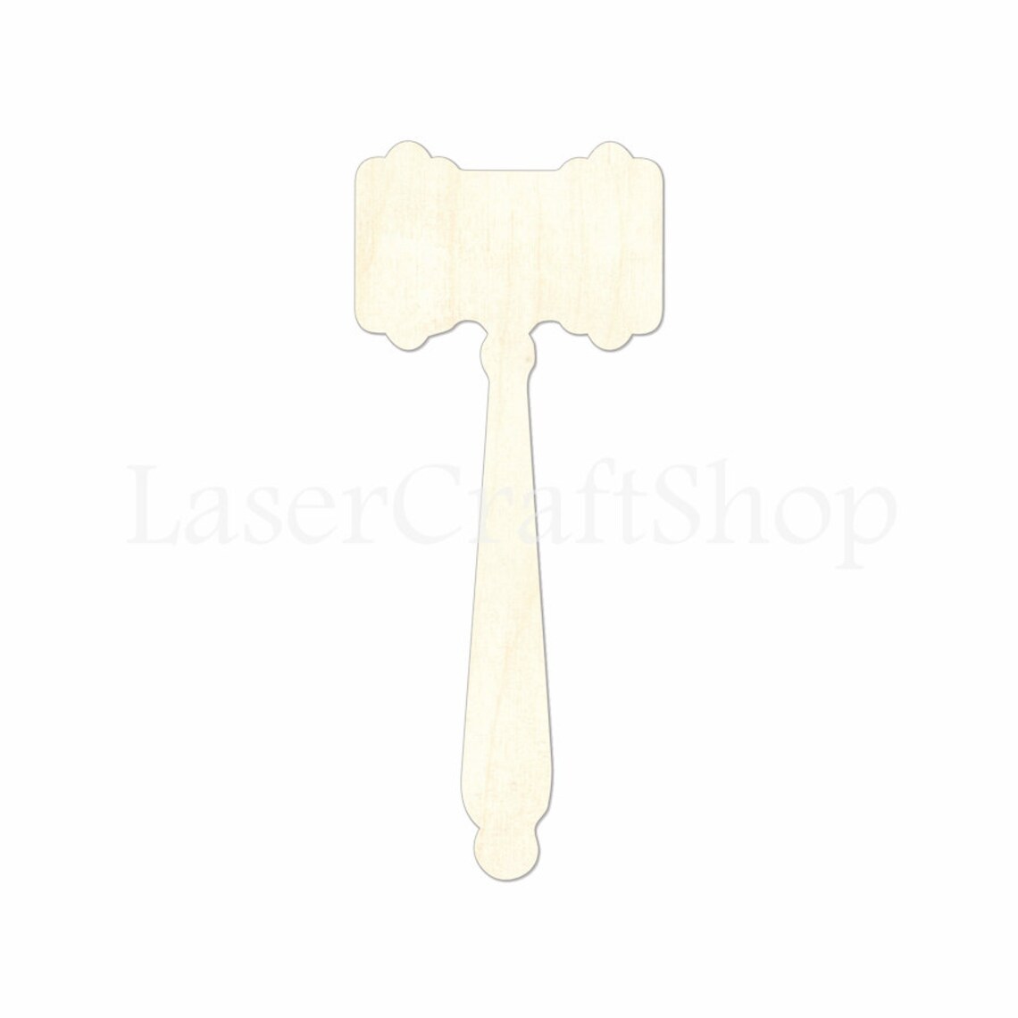 2" - 34" Judge Anvil Wooden Cutout Shape, Silhouette, Gift Tags ...